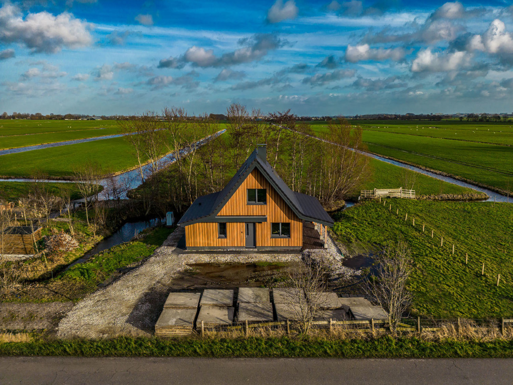 Biobased woning in de polder